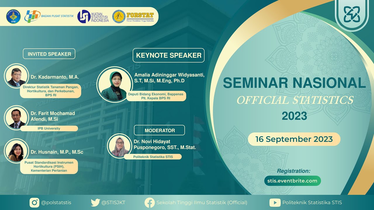 Teaser Seminar Nasional Official Statistics 2023 - YouTube