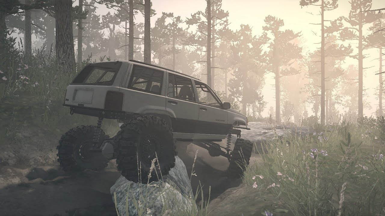 MudRunner WM Jeep ZJ (Cherokee) at Frog's Creek - YouTube