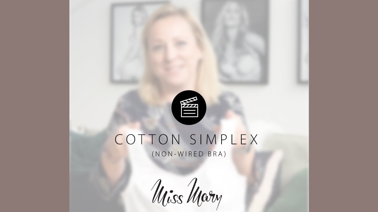 COTTON SIMPLEX - A bra for the office AND the gym - YouTube