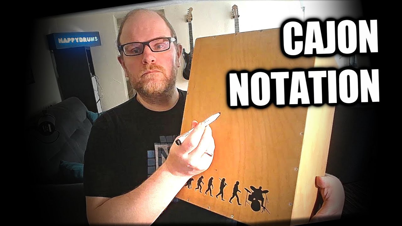 Cajon Notation und etwas Rhythmuslehre - YouTube