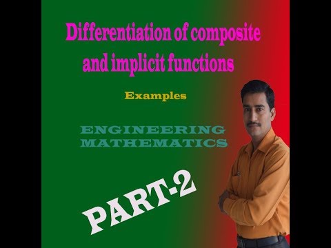 ENGINEERING MATHS 1 DIFFERENTIATION OF COMPOSITE & IMPLICIT FUNCTIONS ...