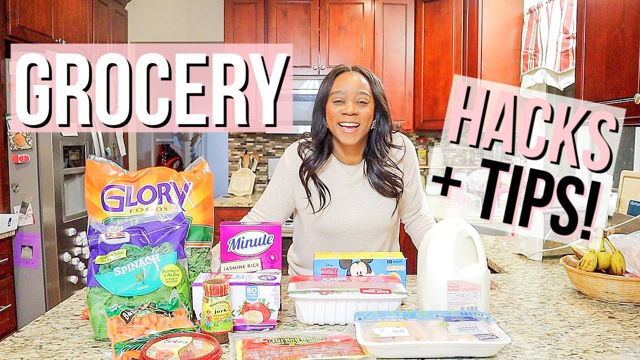 GROCERY SHOPPING HACKS! HOW TO SAVE MONEY ON GROCERIES | $50 HEALTHY ...