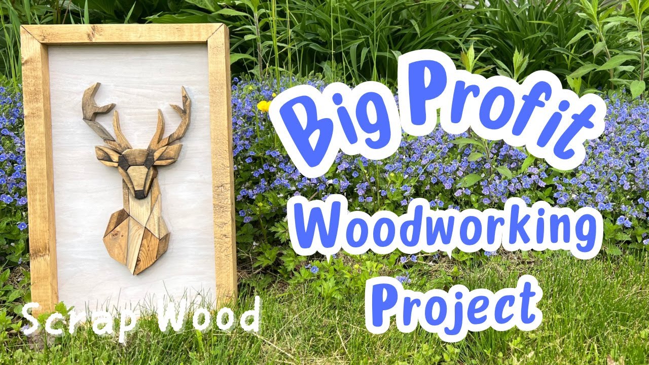 Low Cost High Profit Woodworking Project Scrap Wood Art Deer - Make ...