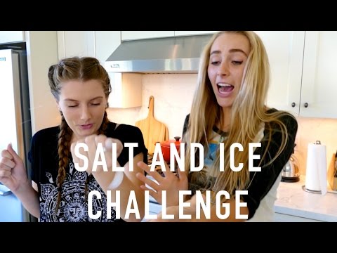 SALT AND ICE CHALLENGE - YouTube