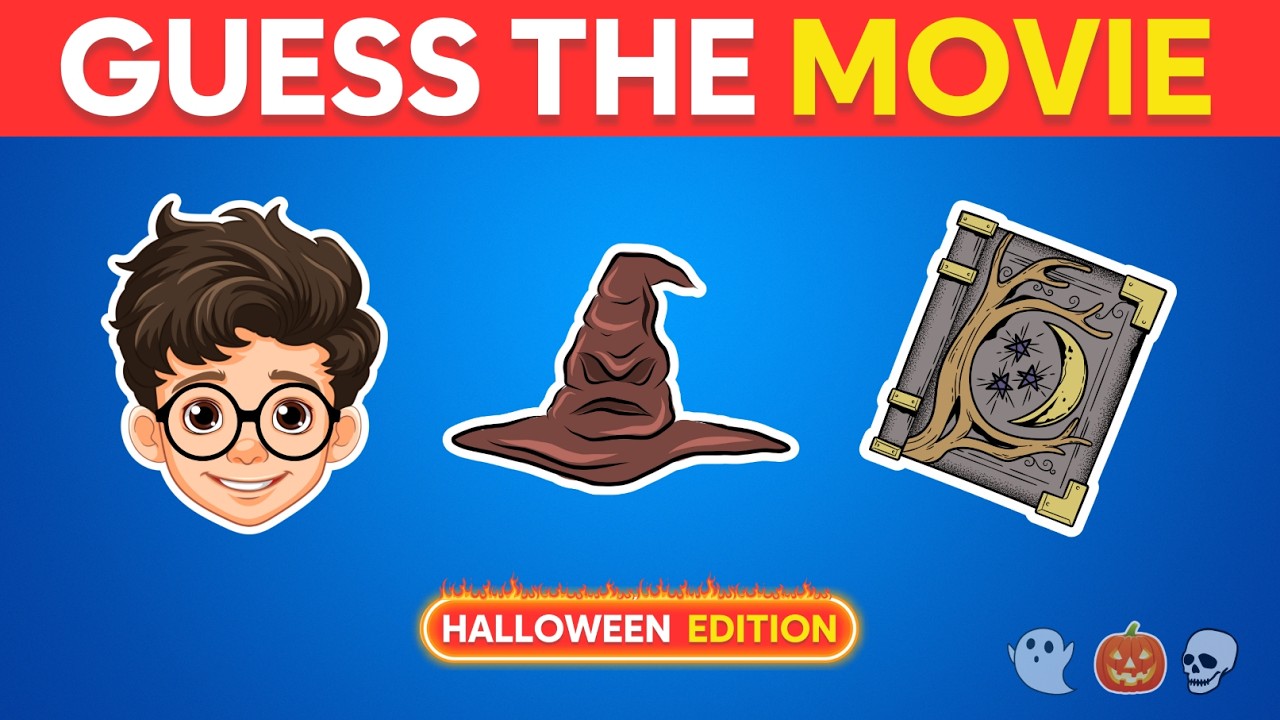 Guess the MOVIE by Emoji 🎬🎃🎩👻 Best Halloween movies🧛 Harry Potter, It ...