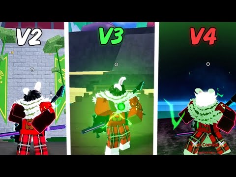 JE V2 , V3 ET V4 LA RACE RABBIT SUR BLOX FRUITS ! - YouTube