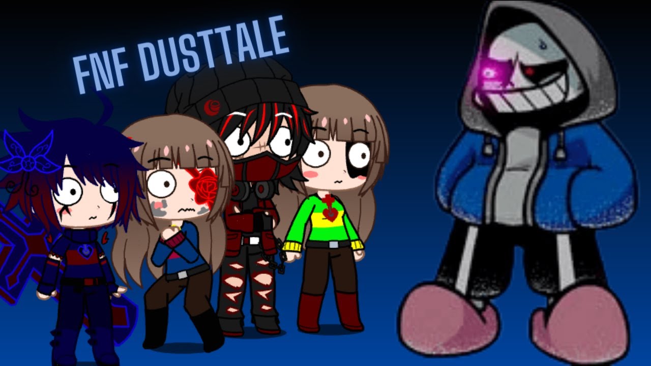 Kade, Vondali, Dust Chara and Dust Frisk reacts to FNF Anthrophobia by ...