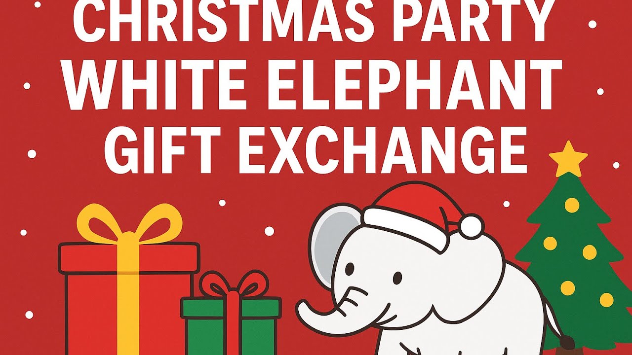 Our Christmas Party White Elephant Gift Exchange - YouTube
