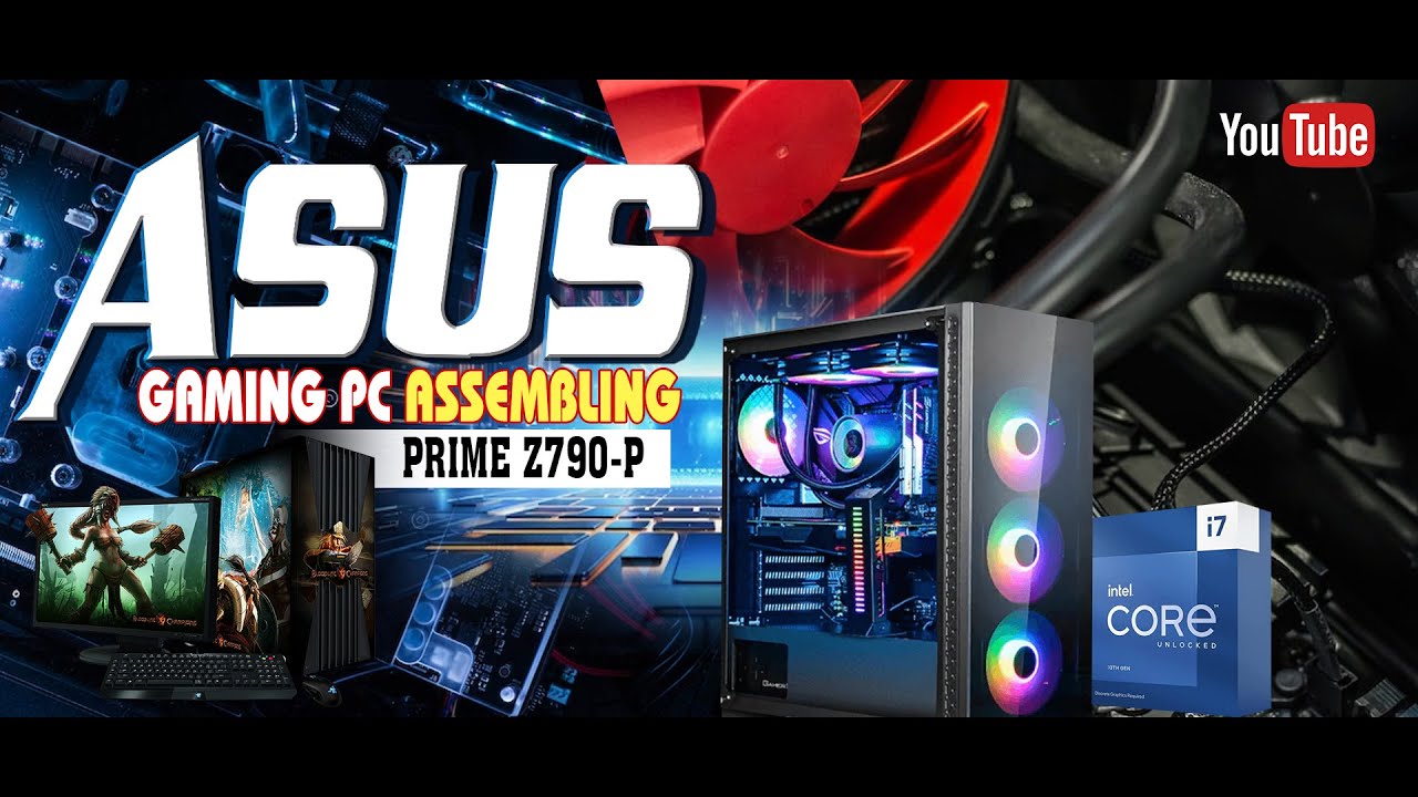 ASUS PC ASSEMBLING HIGHLIGHTS | COMPUTER HARDWARE | I7 | COOLER MASTER ...