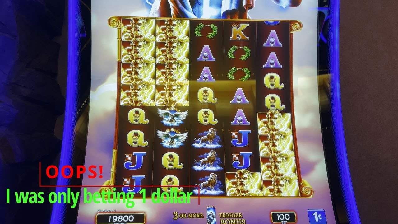 Zeus Unleashed Slots! Trying to get that Jackpot! - YouTube