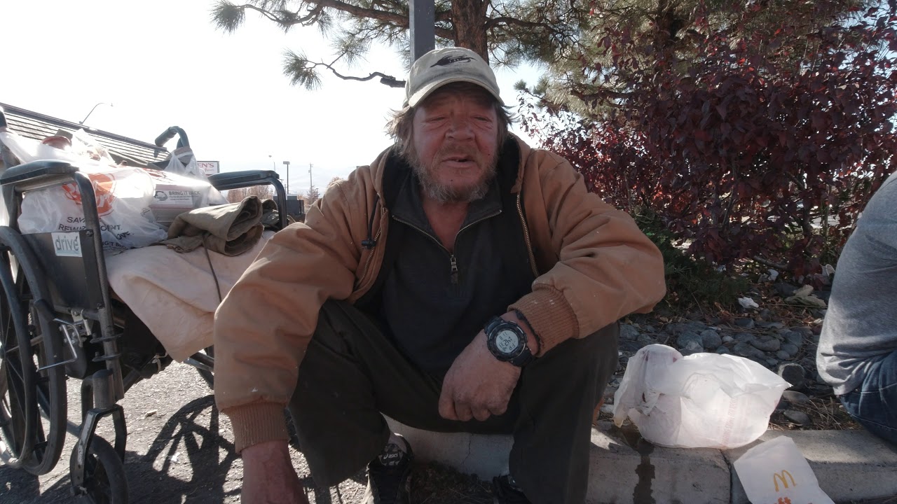Eric a Homeless Veteran in Reno Nevada - YouTube