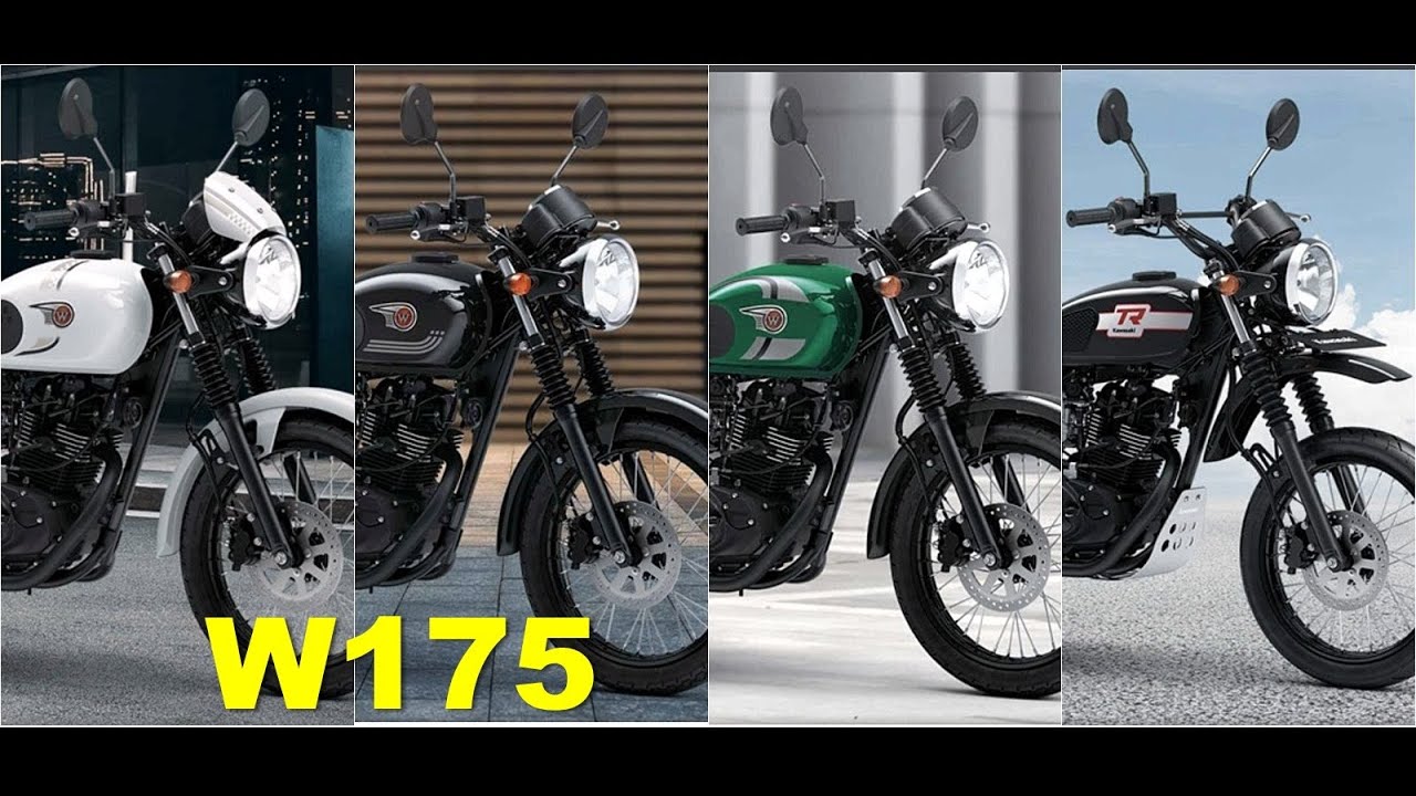 2025 Kawasaki W175 Line up |Cafe SE Black TR |TM - YouTube