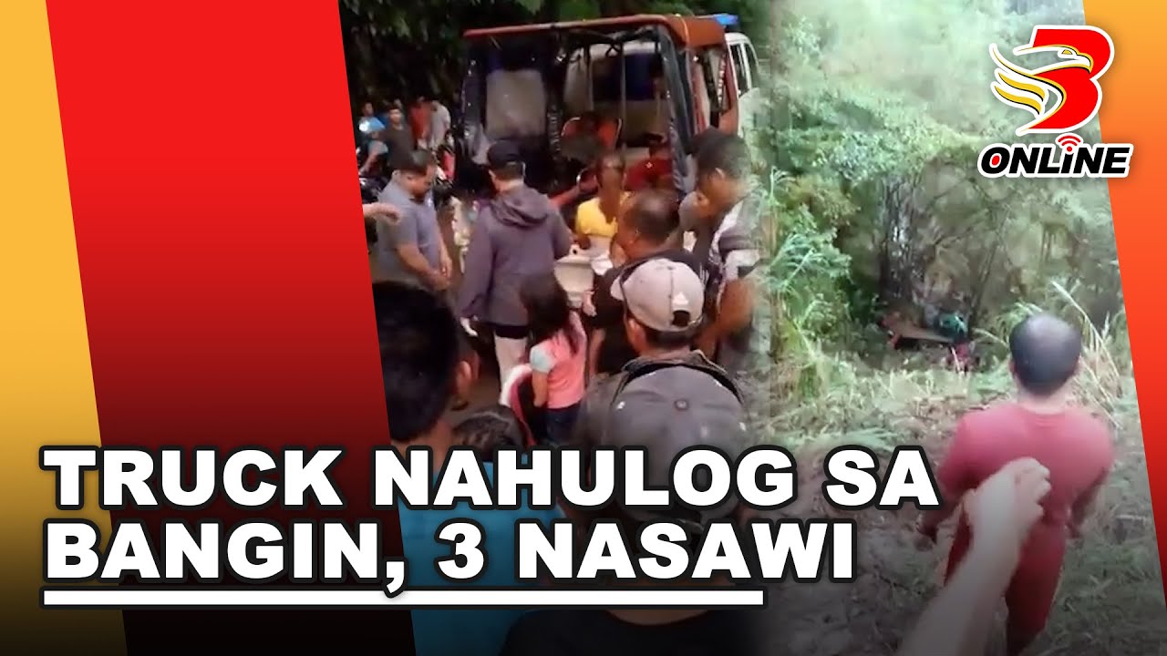 Truck nahulog sa bangin, 3 nasawi - YouTube