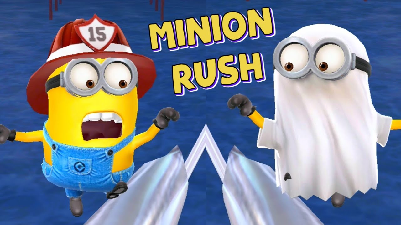 Minion Rush Firefighter and Ghost minions run at Despicable Ops ...