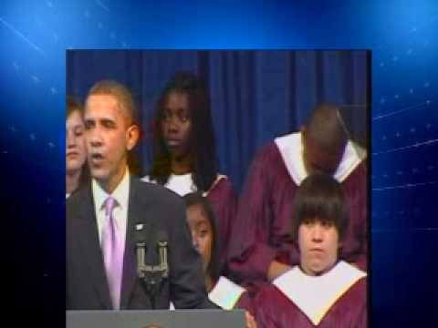 Kalamazoo Kid Sleeping During Obama Speech at Granduation - YouTube