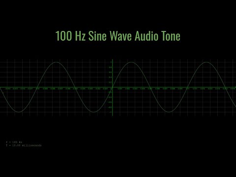100 Hz Sine Wave Audio Tone - YouTube