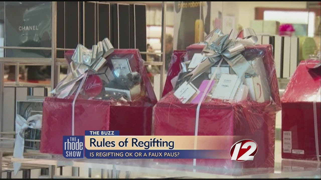 The Buzz: The Rules of Regifting - YouTube