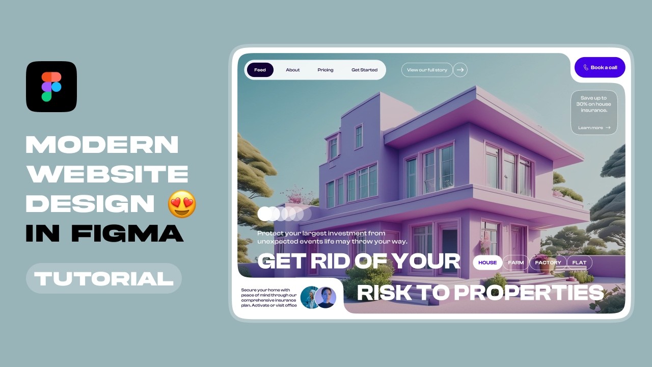 Modern Real Estate Website Design in Figma | Creative UI UX Tutorial ...