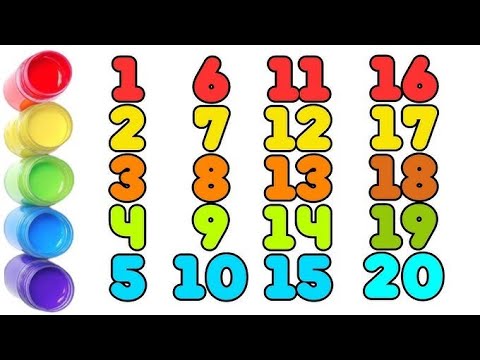 1 to 20 counting ! counting from 1 to 20 ! numbers 1 to 20 ! गिनती 1 से ...