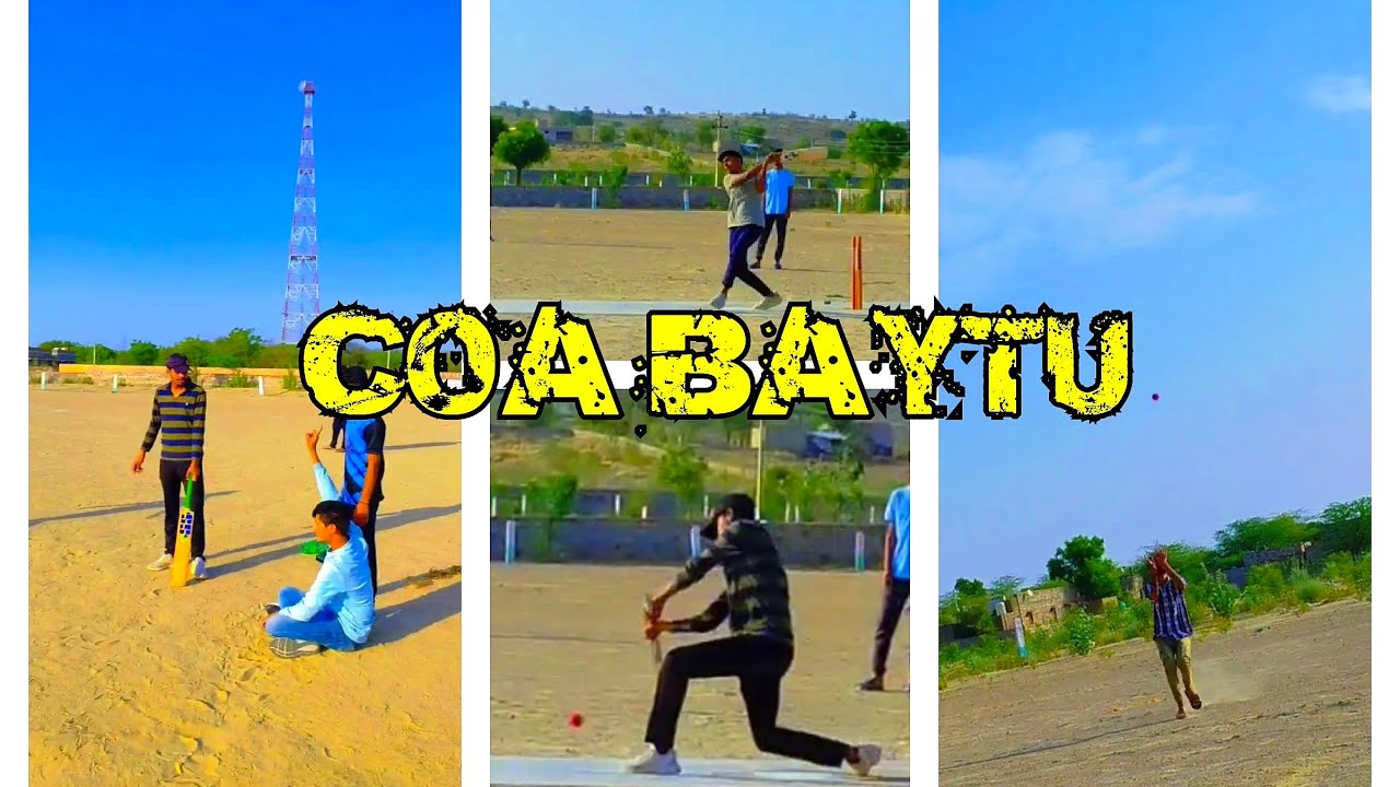 Friendly cricket match COA.BAYTU #Coa baytu - YouTube