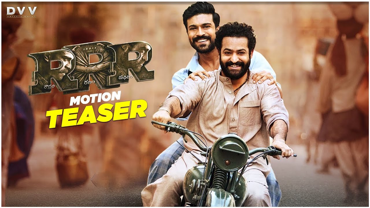 RRR Movie Latest Motion Teaser | Ram Charan | NTR | Rajamouli | Komaram ...
