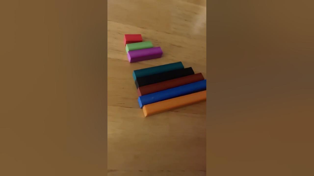 solving problems using cuisenaire rods - YouTube