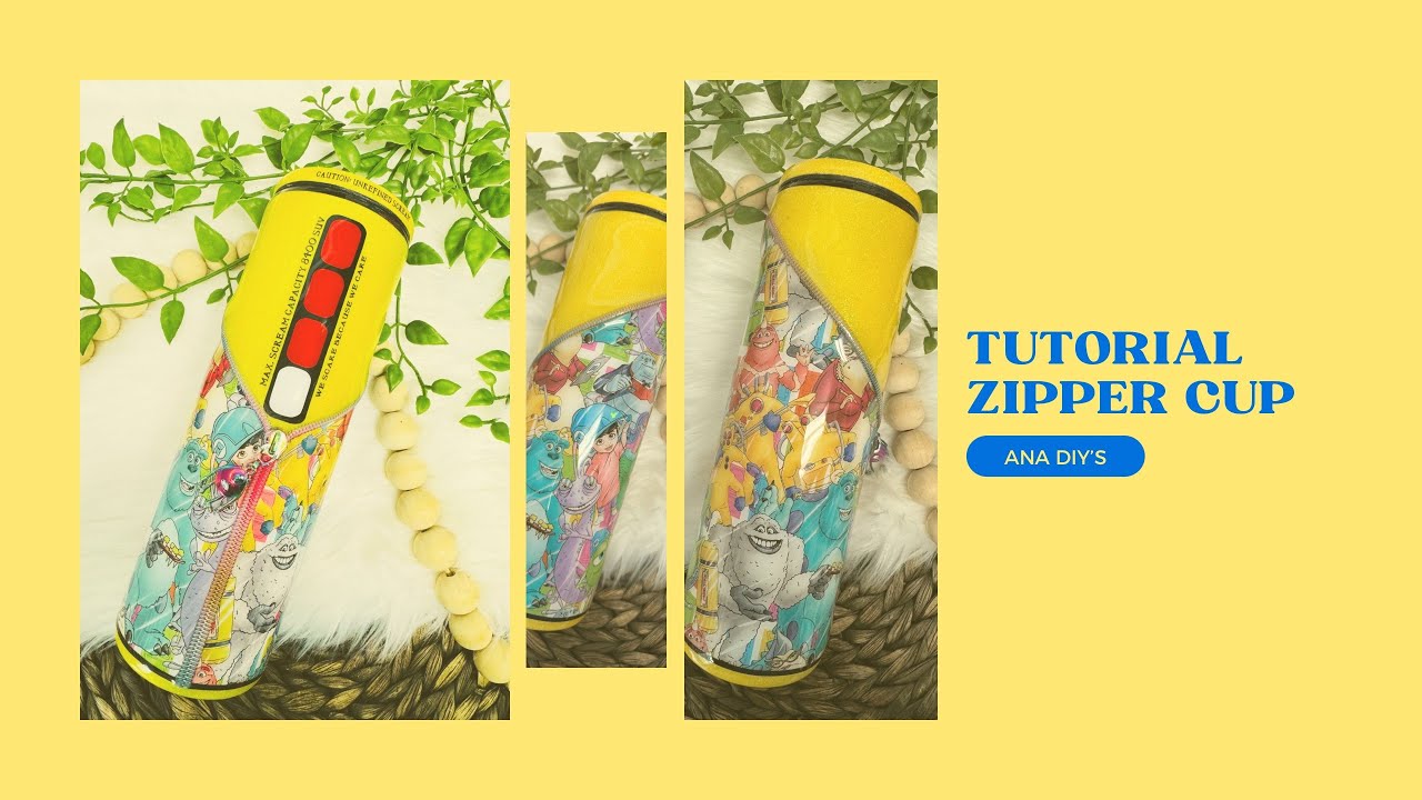 Zipper tumbler cup - YouTube