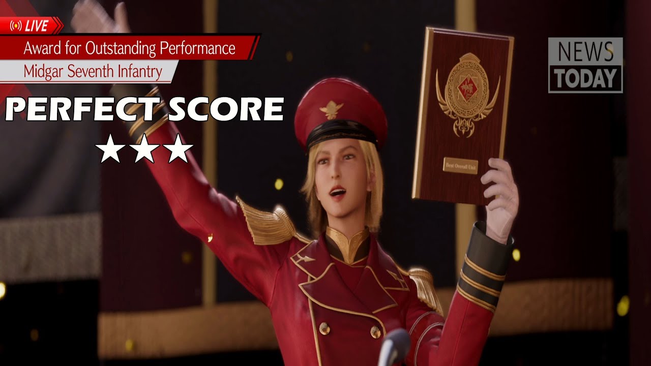 Junon Parade "Perfect Score" 3 Star Formation & Yuffie's Plan - Final ...