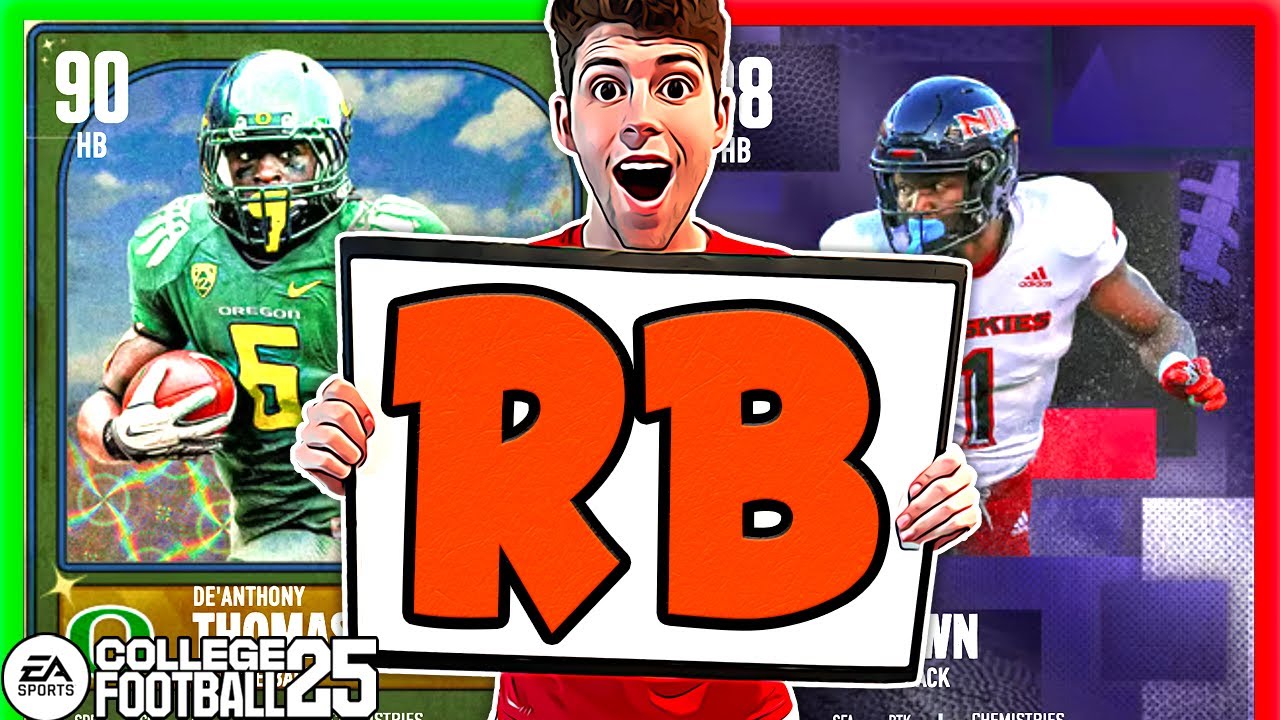 RANKING THE TOP 10 RUNNING BACKS IN COLLEGE FOOTBALL 25 ULTIMATE TEAM ...