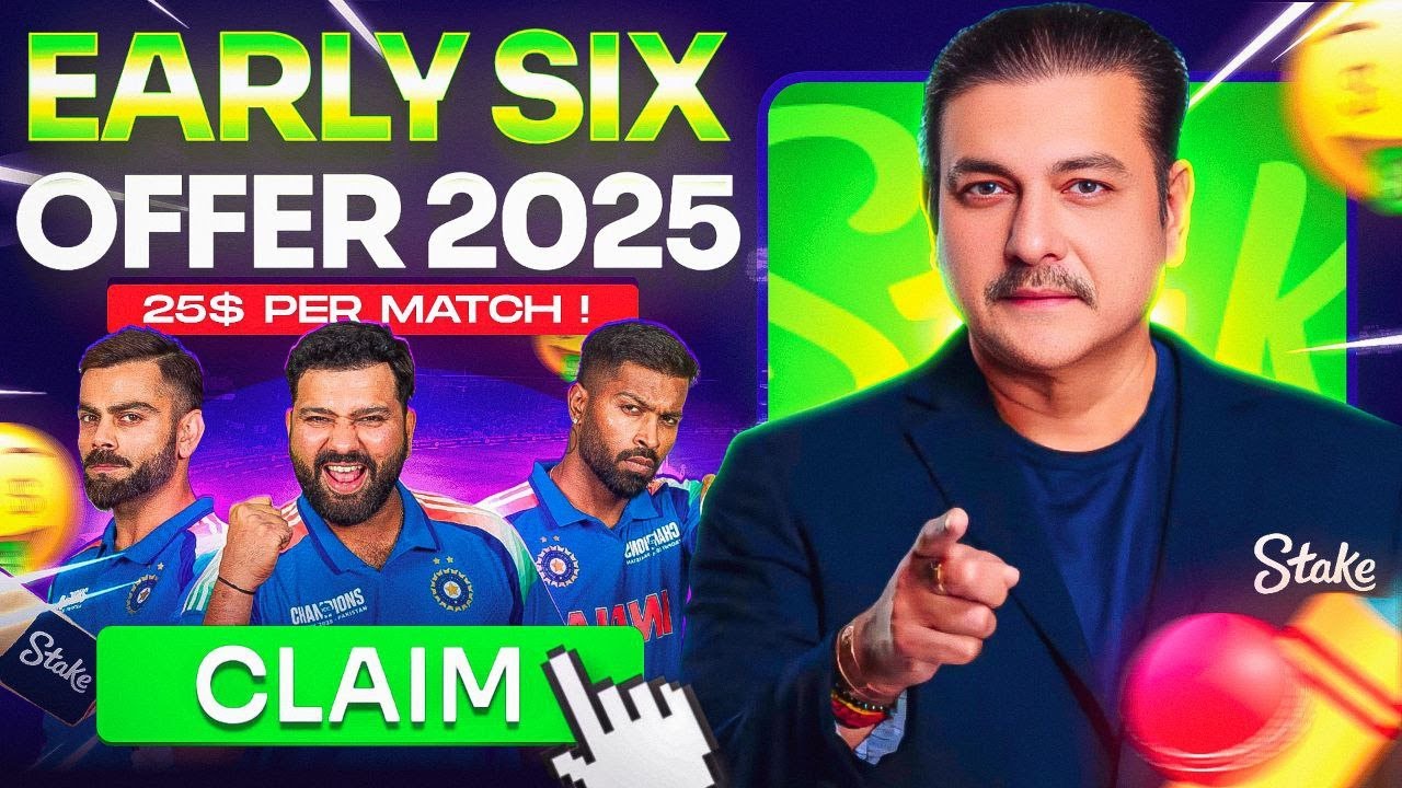 IPL 25 - EARLY SIX OFFER (Stake) - YouTube