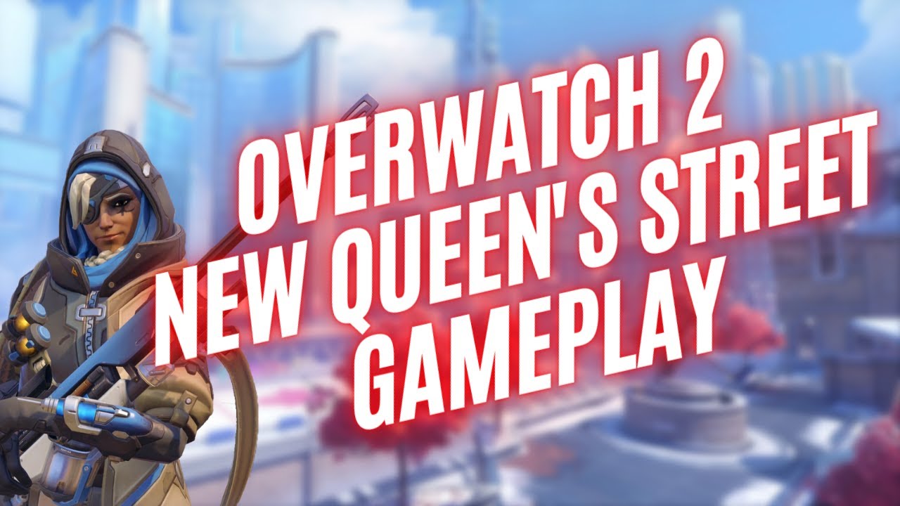 Ana Gameplay on the New Overwatch 2 Map [New Queen's Street] - YouTube