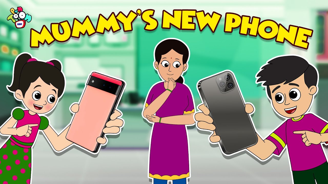 Mummy's New Phone | Surprise for Mom | Animated Stories | Cartoon ...
