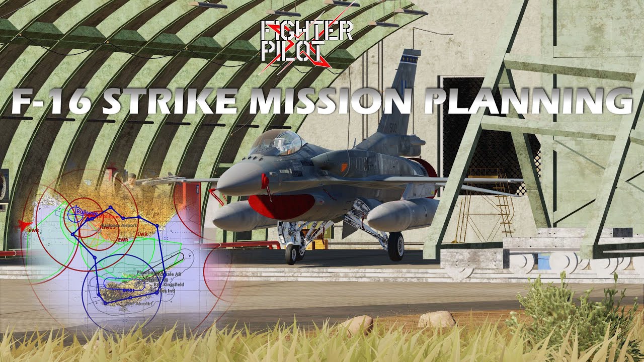 DCS Tutorial F-16 Strike Mission Planning Tutorial and Flight (Part 1 ...