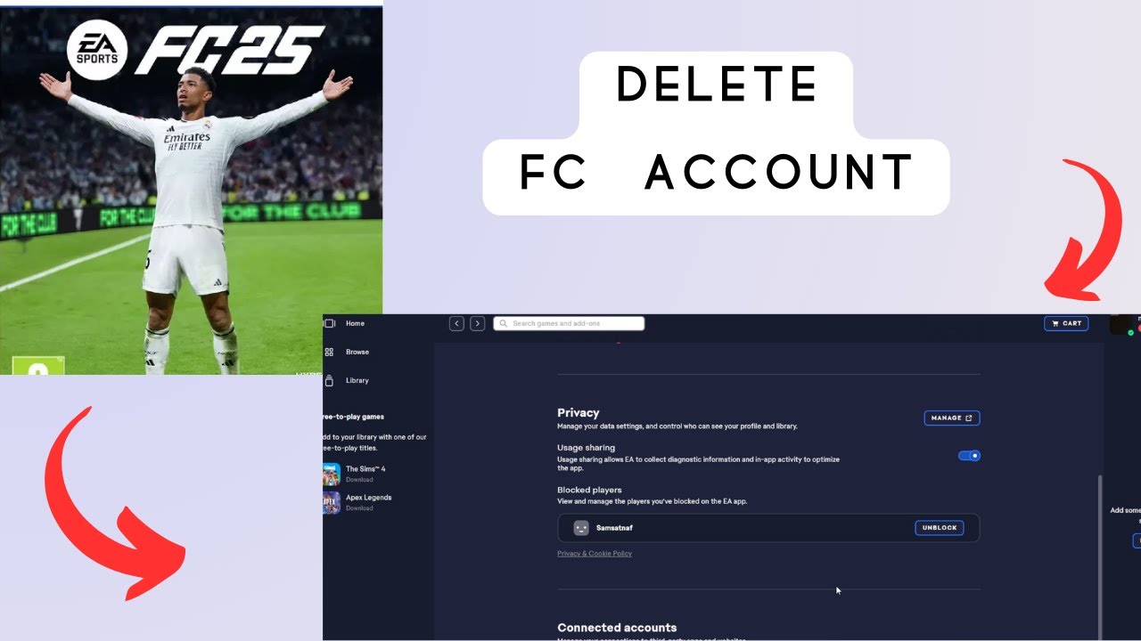 How to delete FC 25/FIFA 25 Account - YouTube