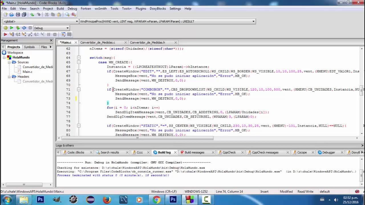 Introducción a WINAPI, clase 7: Control COMBOBOX (parte 1) - YouTube