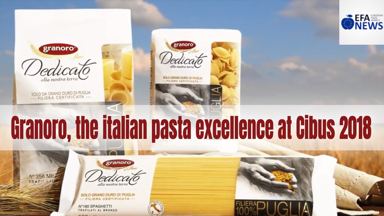 Granoro, the Italian pasta excellence at Cibus 2018 - YouTube