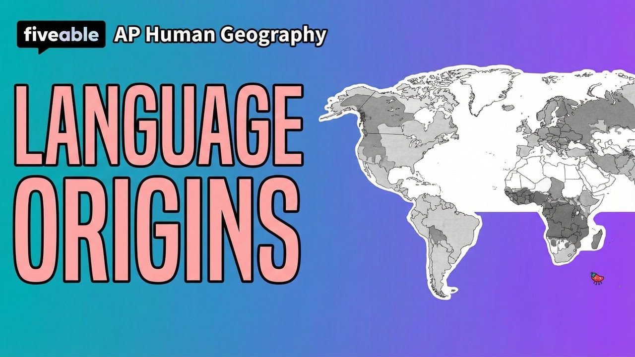 AP Human Geography - Unit 3: Language Origins & Diffusion | Fiveable ...