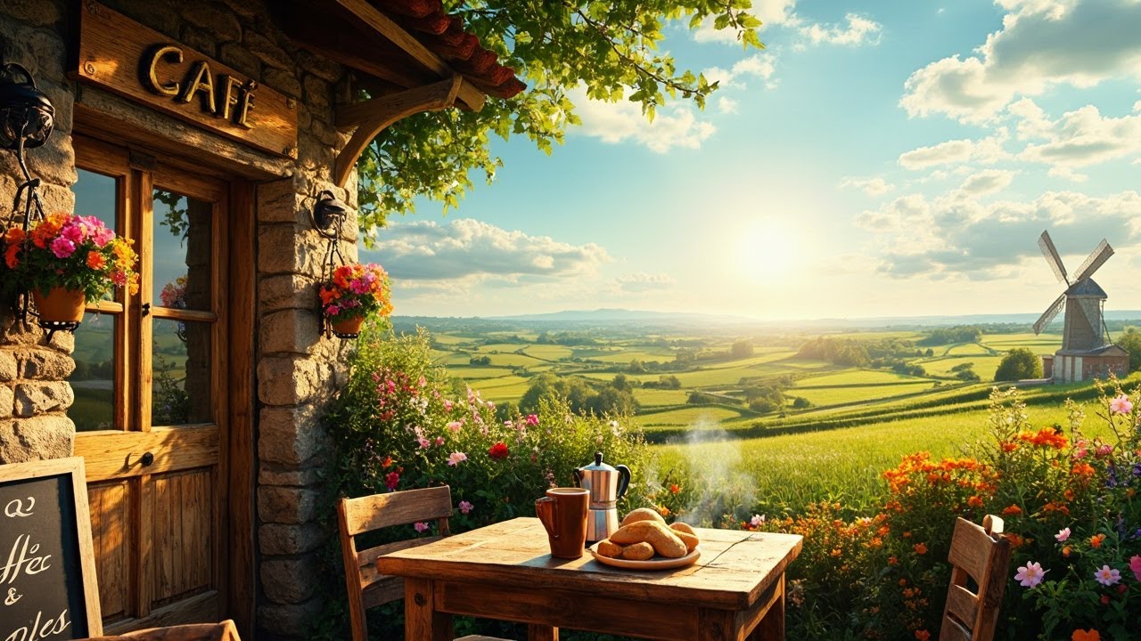 Chopin - Nocturne No.20 🎻🎹☕ Violin & Piano in a Peaceful Countryside ...