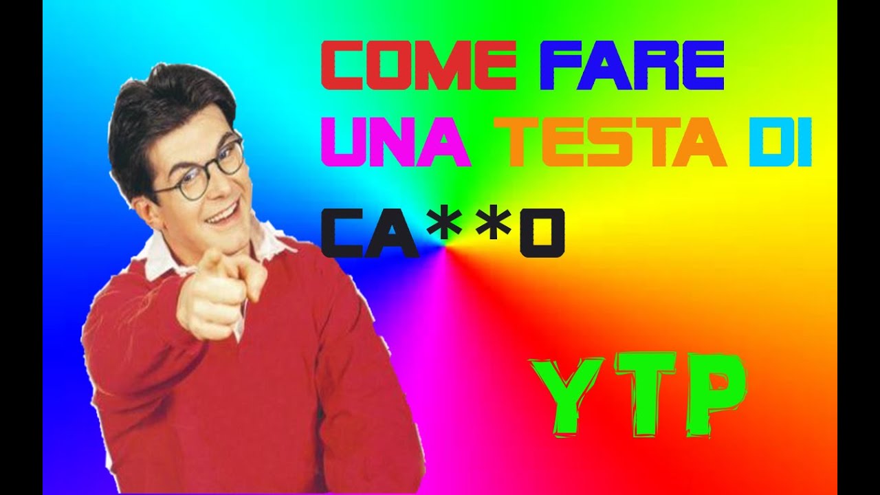 [YTP] Art Attack - Giovanni Muciaccia Spiega Come Fare una Testa di Ca ...