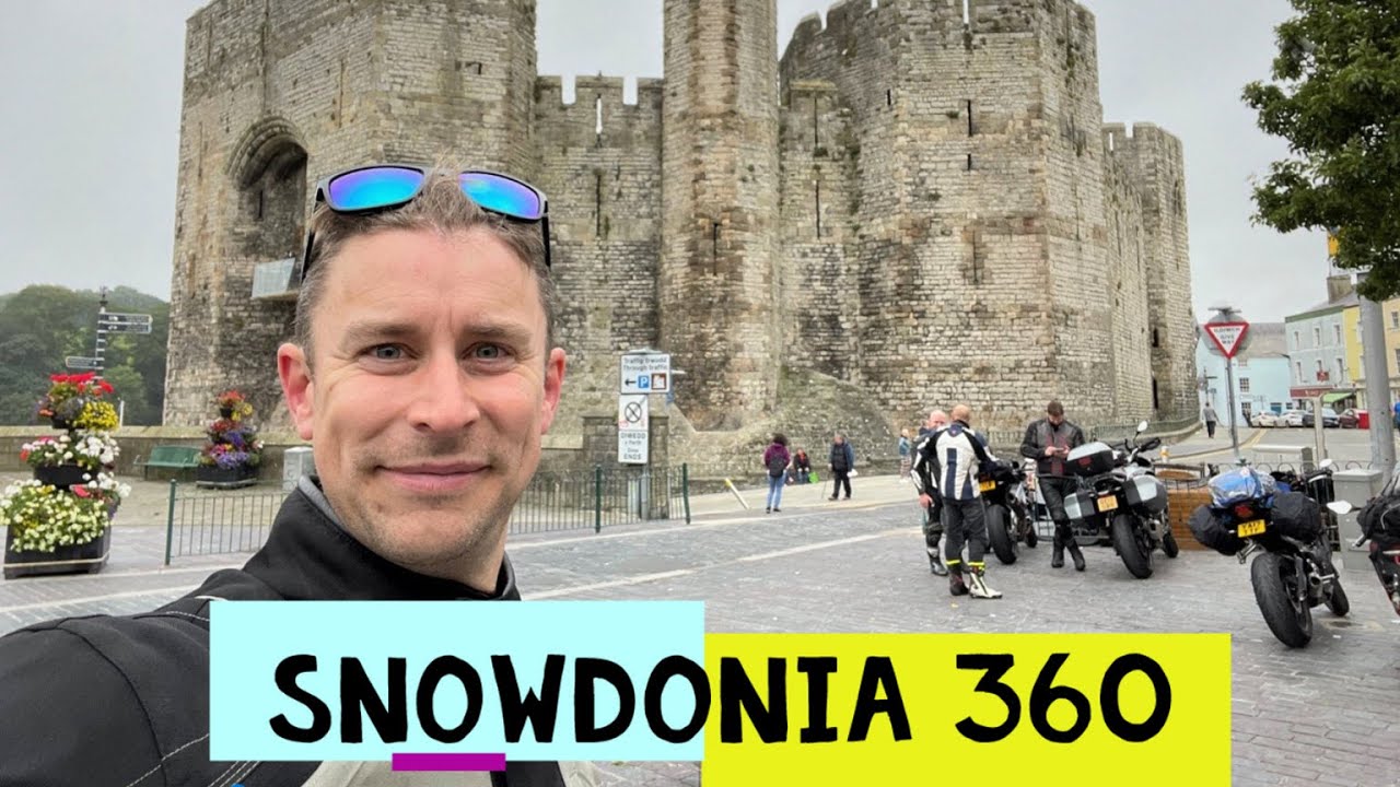 Motorcycle Camping and Touring in Wales - Snowdonia 360 Route - YouTube