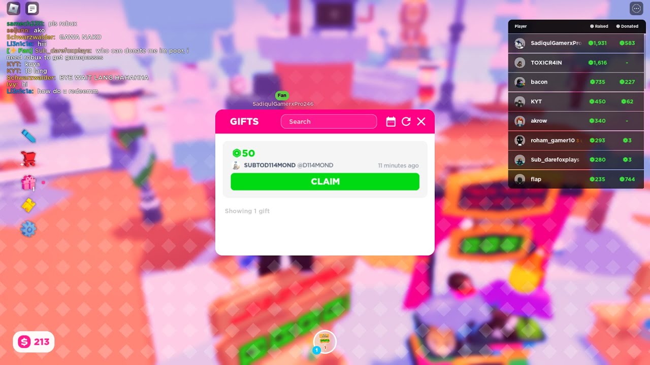 i am Geting 50 Robux Tysm For (D114MOND) - YouTube