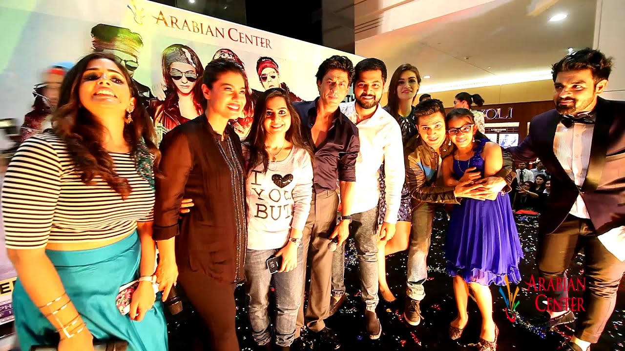 Dilwale Star Cast Visits Arabian Center - YouTube