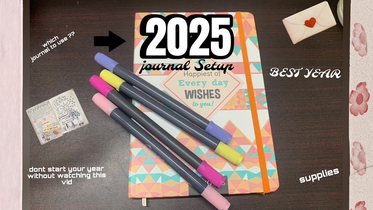 2025 JOURNAL SETUP 💗🫶🏻 /all the details mentioned/ dont start your year ...