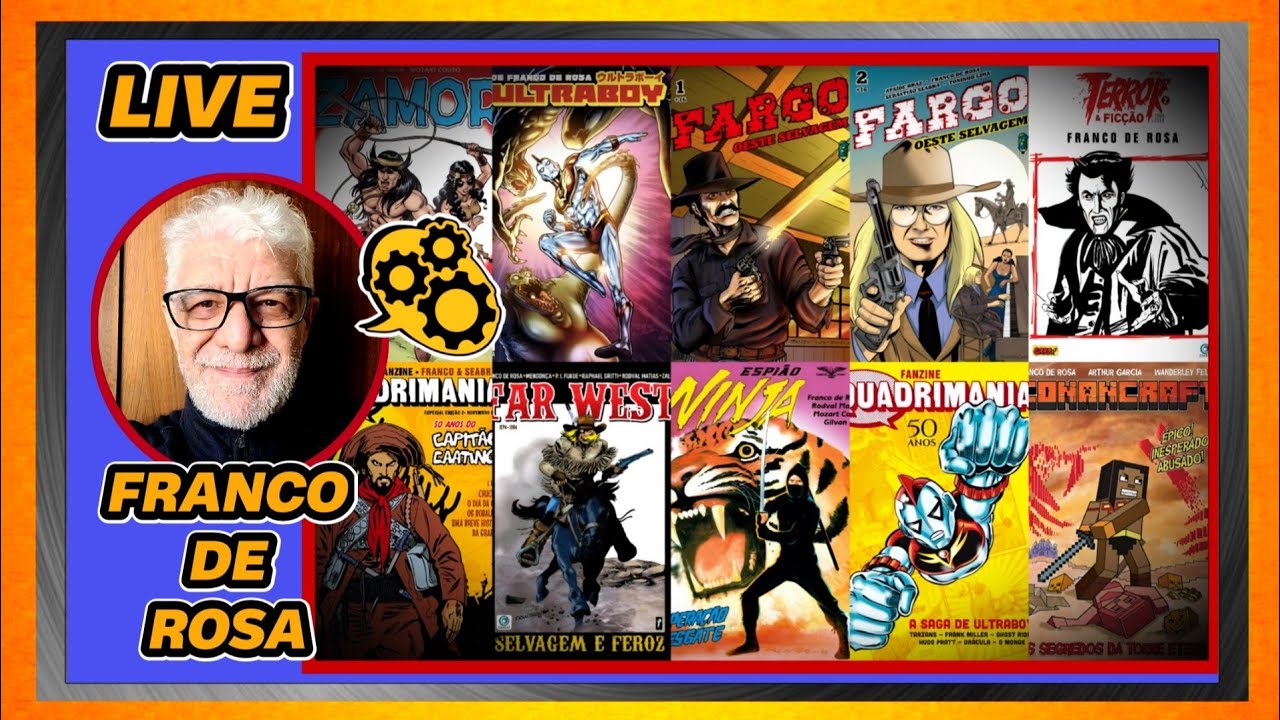 Franco de Rosa lança 10 HQ's históricas pela @criativoeditora | Obra ...