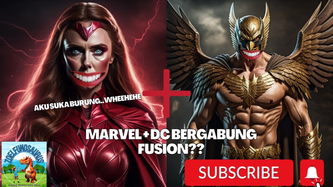 Bagaimana kalau para superhero marvel dan DC bergabung ala fusion ...