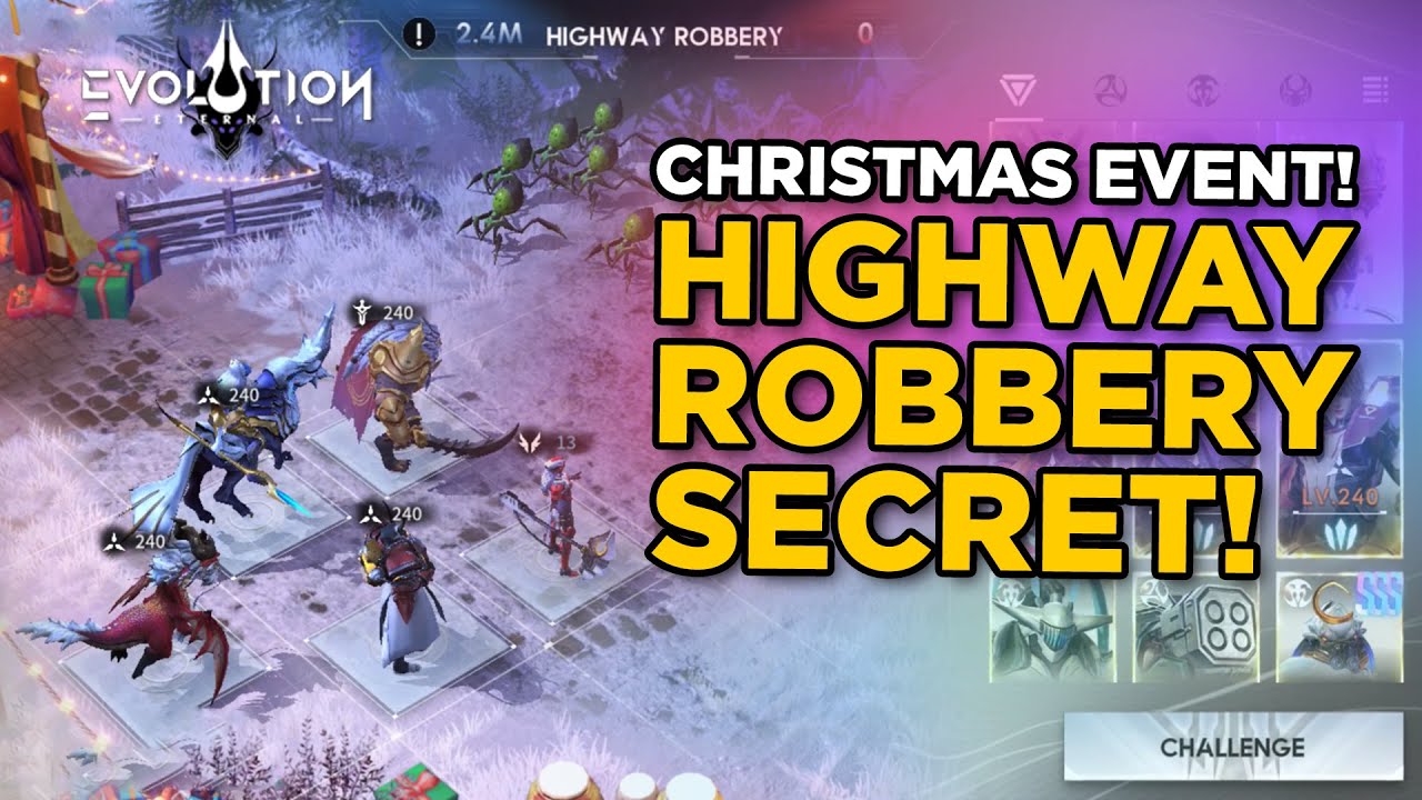 Highway Robbery Christmas Event | Eternal Evolution - YouTube
