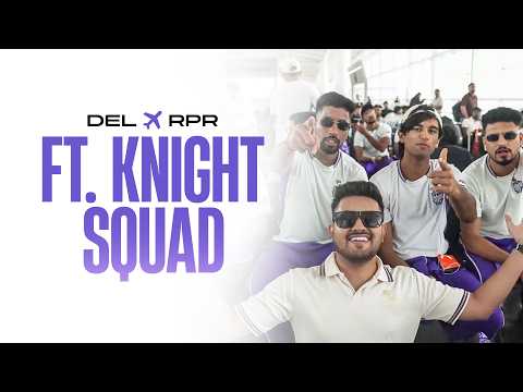 DEL ✈️ RPR with the Knights | Knights TV | KKR 2026