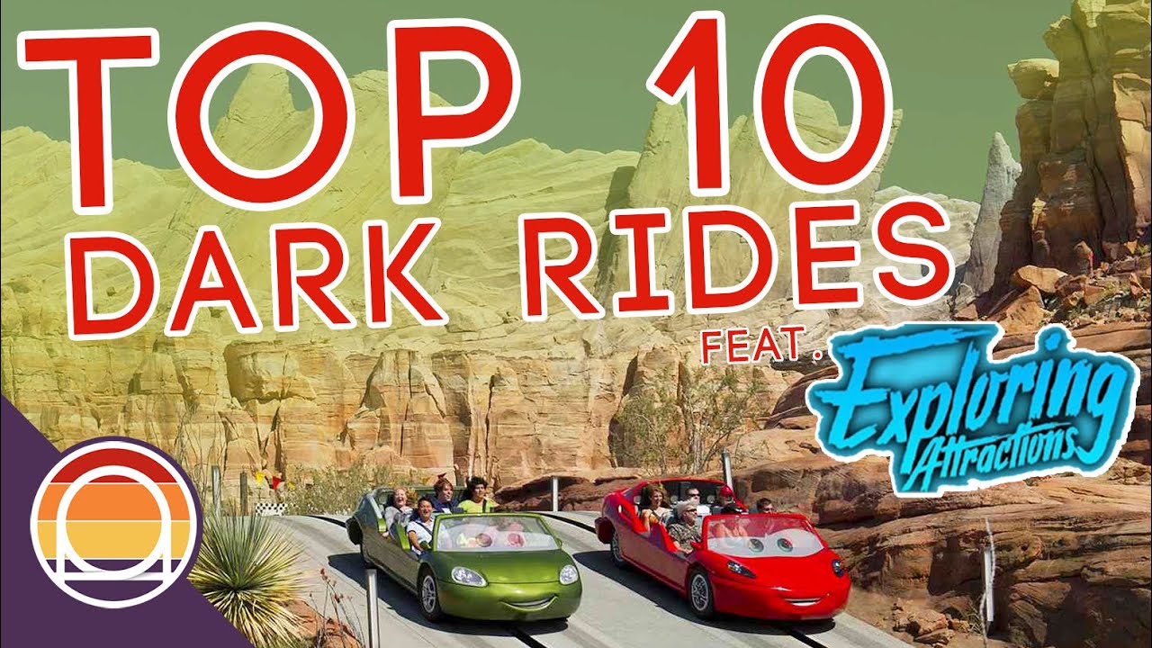 Top 10 Dark Rides Feat. Exploring Attractions | Listmas Day 5 2022 ...