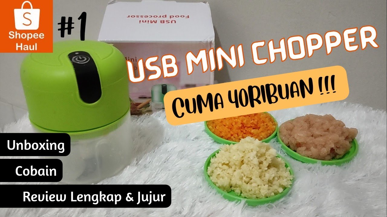Review Mini Chopper Portable Lengkap | Rekomendasi Mini Chopper / Food ...