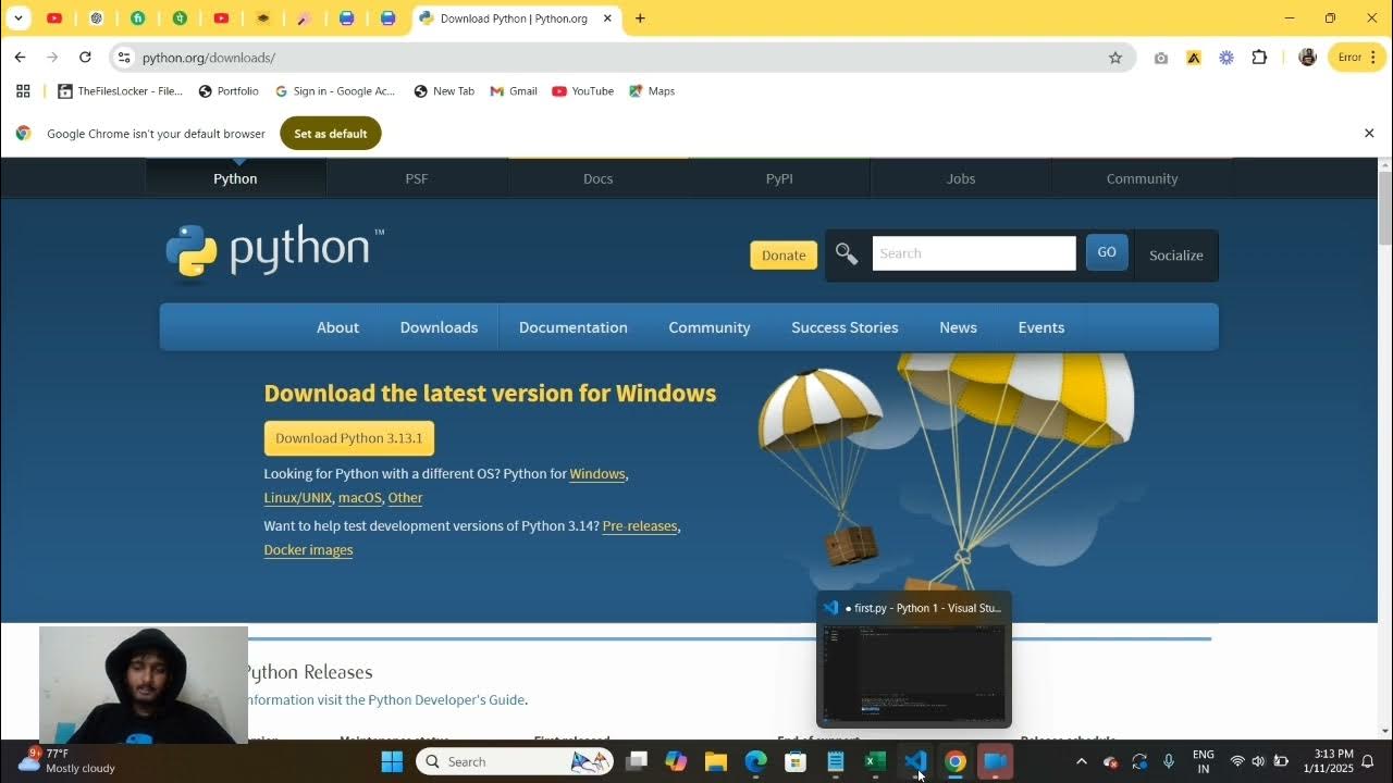 Python Tutorial 1: Write a Joke - YouTube